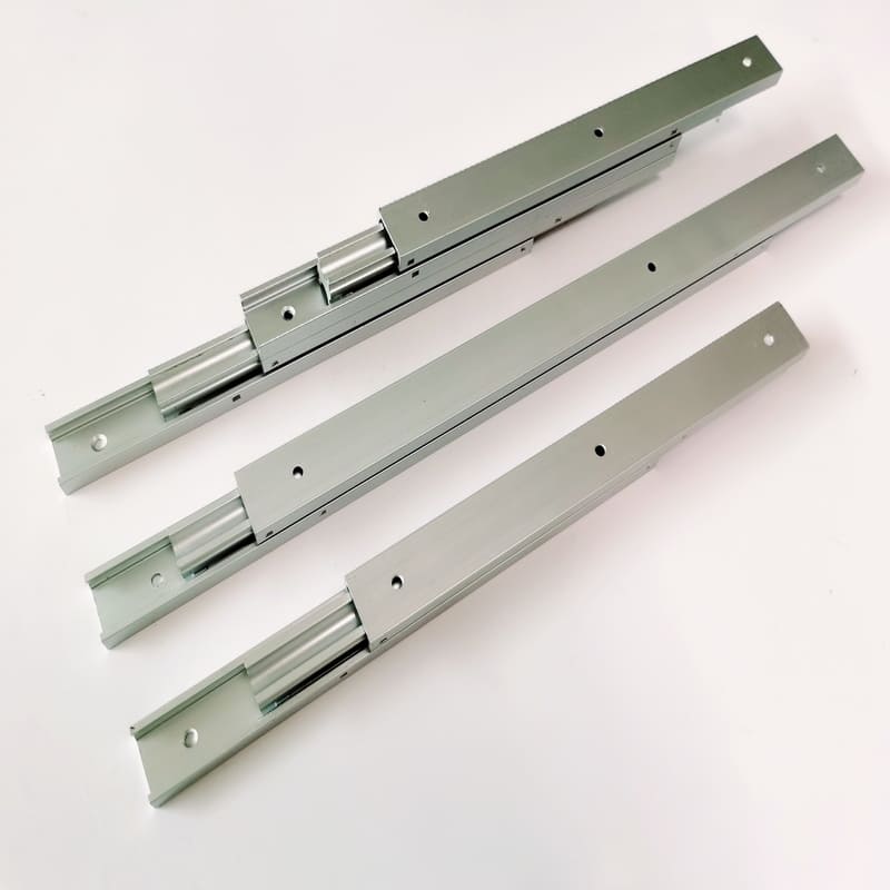 China HJ2003 20mm Aluminum Light Duty 2 Way Ball Bearing Drawer Slide ...