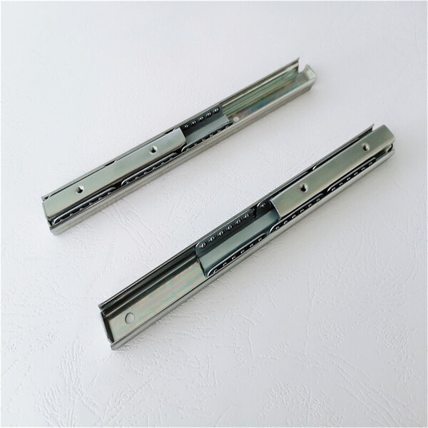 China HJ1701 Metal Drawer Slide Small Drawer Rails Ball Bearing Slide ...
